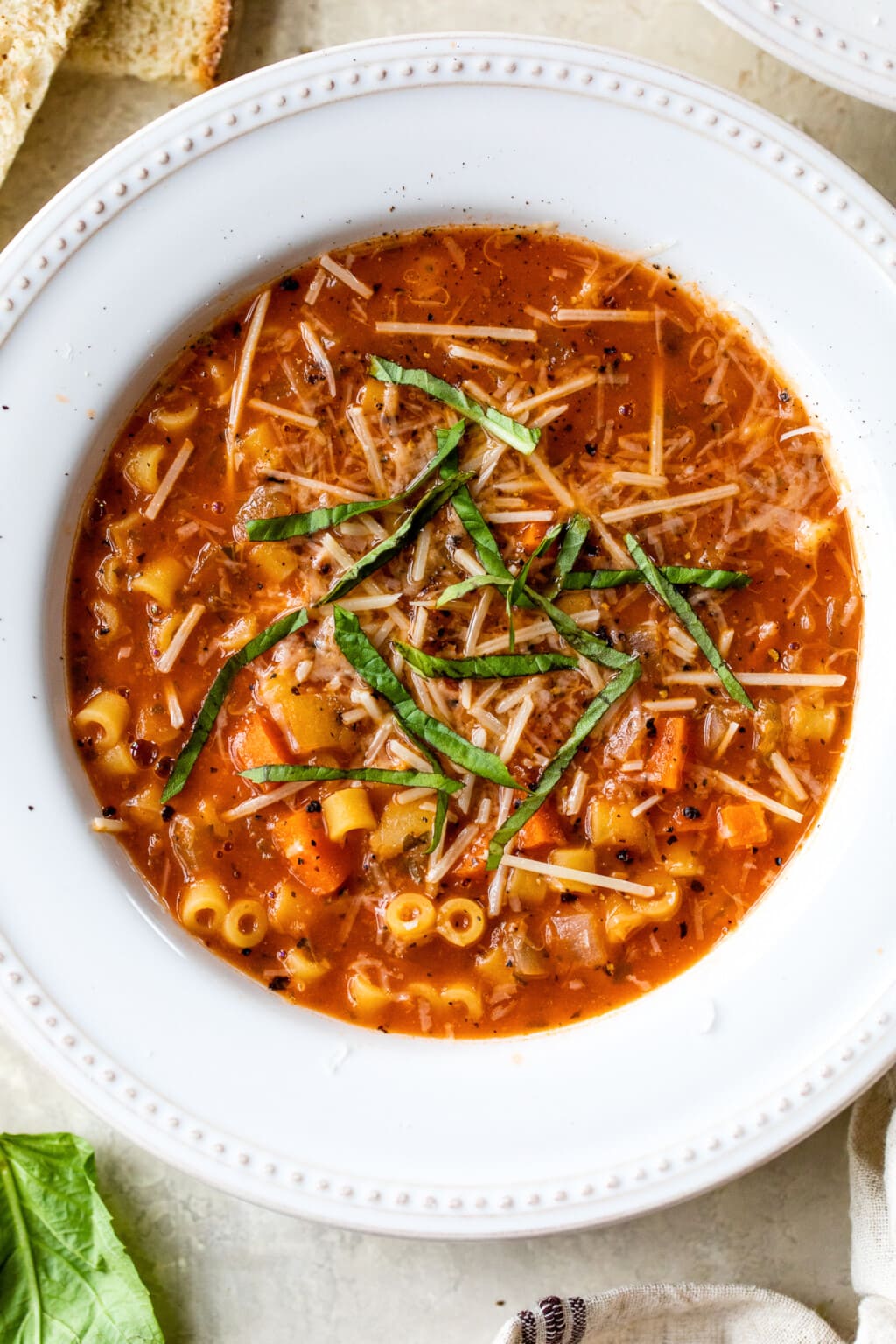 Pasta Fagioli Soup (Pasta and Beans) - Skinnytaste