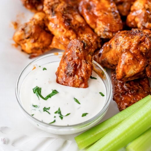 Crispy Baked Buffalo Wings | Skinnytaste
