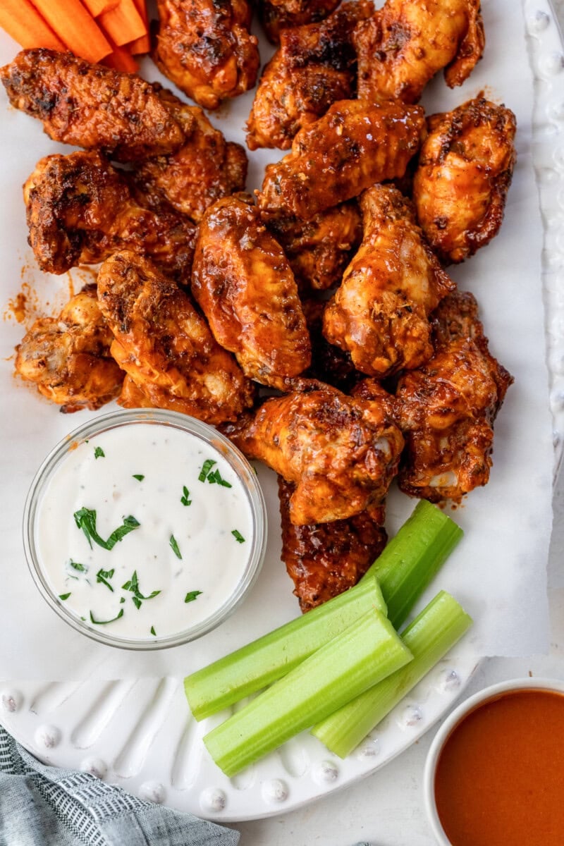 Crispy Baked Buffalo Wings | Skinnytaste