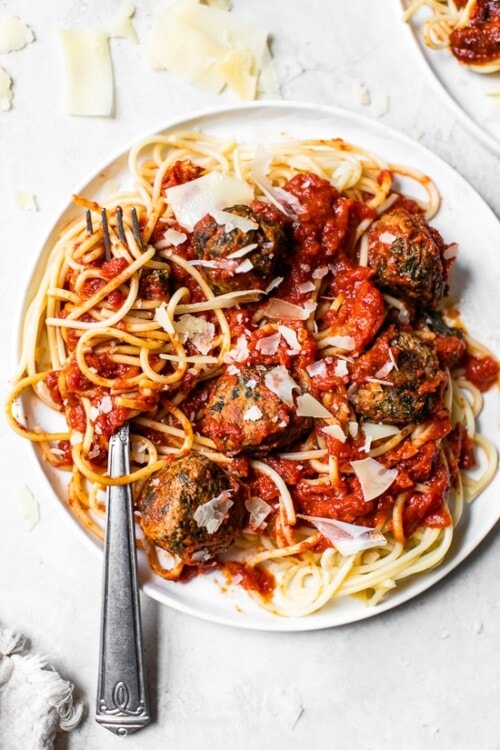 Italian Beef and Spinach Meatballs (Ground Beef Recipes) - Skinnytaste