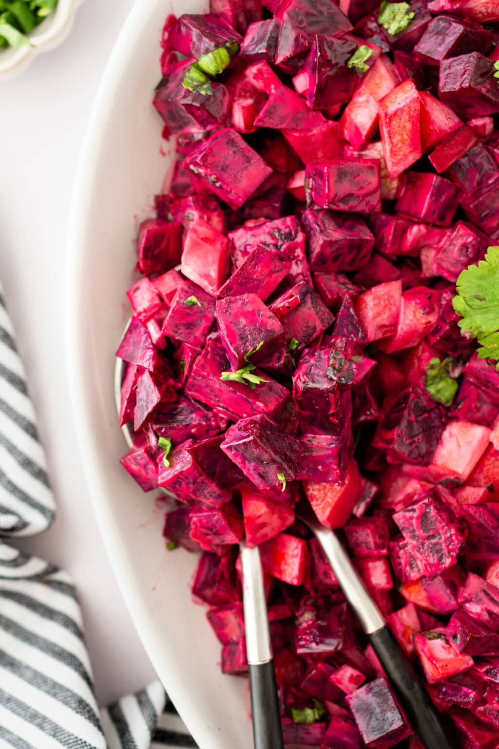 Beet Salad (Creamy, Cold and BBQ-Ready) - Skinnytaste