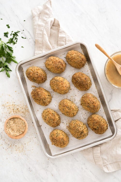 Baked Leftover Turkey Croquettes - Skinnytaste Recipe