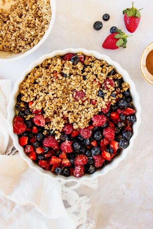 Triple Berry Crisp - Skinnytaste