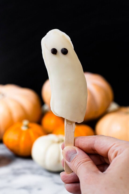 Frozen Chocolate Banana Ghost Pops - |bronzeheaven.com. All rights ...