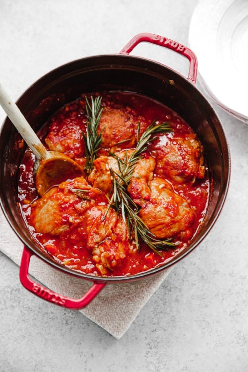 Pollo in Potacchio (Italian Braised Chicken)