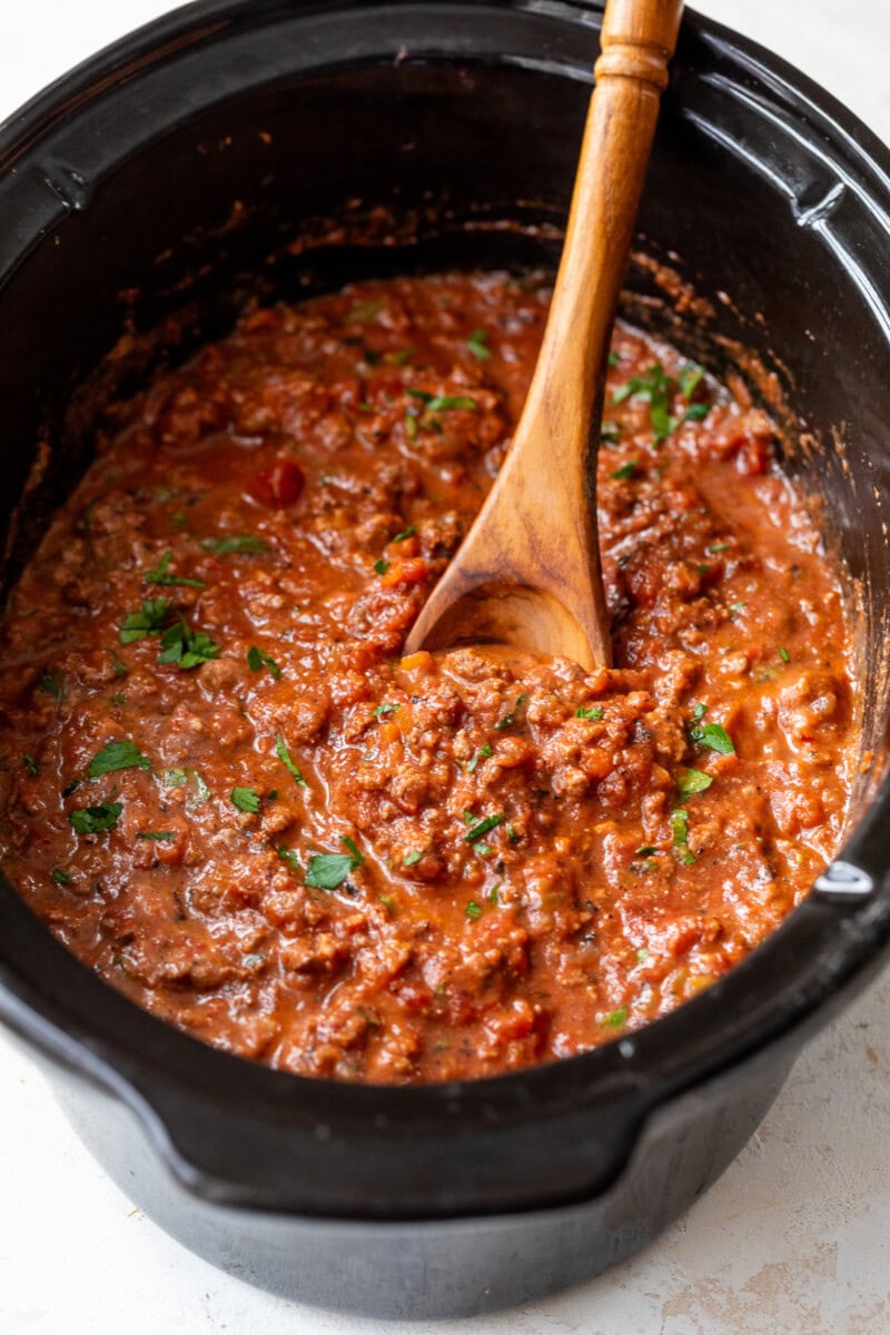 Slow Cooker Bolognese - Skinnytaste