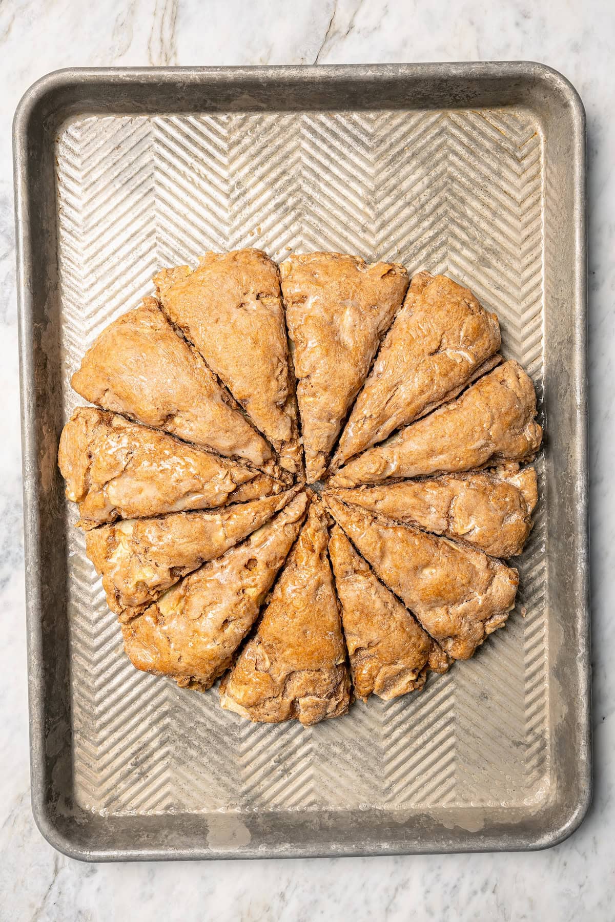 Apple Scones with Spiced Glaze – Nature's Gateway