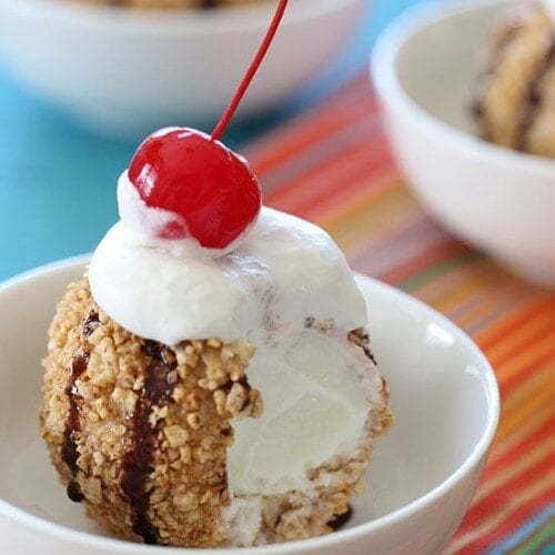 Mexican "Unfried" Ice Cream - Skinnytaste
