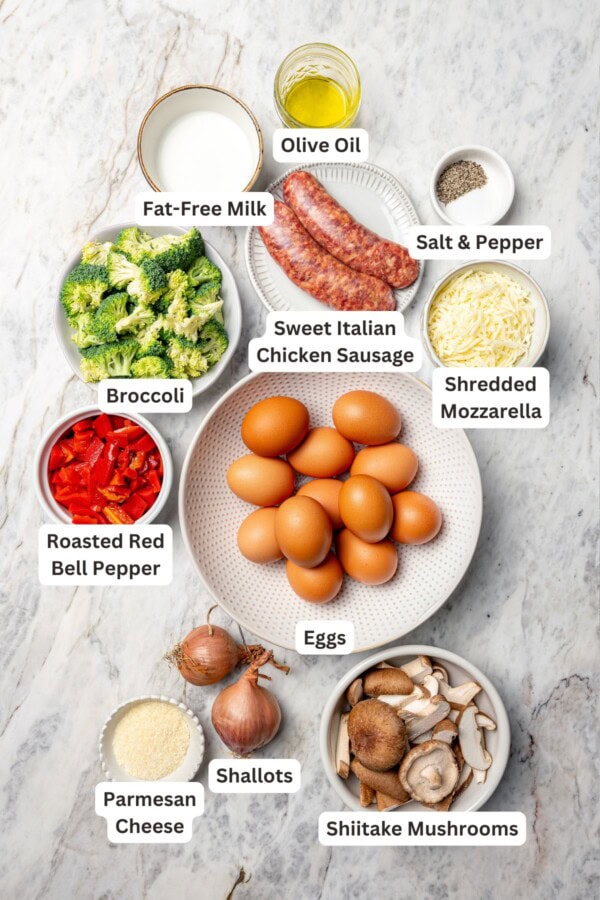 Sausage, Cheese and Veggie Breakfast Casserole | Skinnytaste
