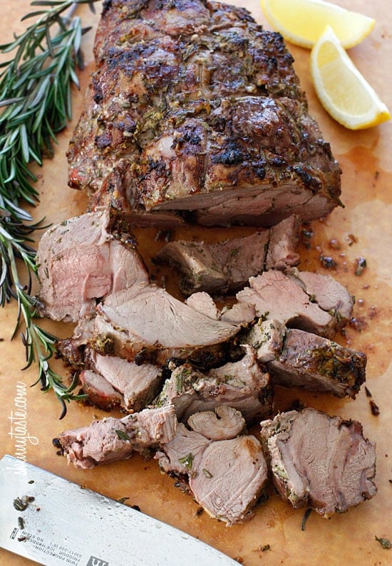 Roasted Boneless Rosemary Leg Of Lamb Skinnytaste Roasted Boneless Rosemary Leg Of Lamb Skinnytaste