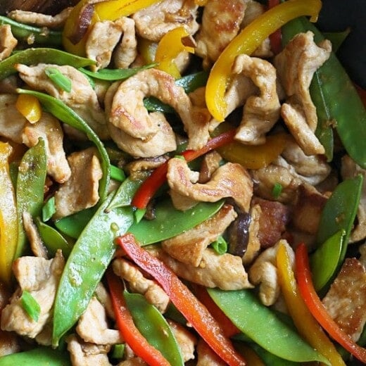 Stir Fried Pork and Mixed Veggies - Skinnytaste
