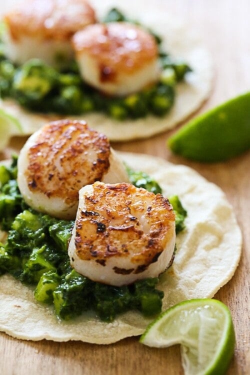 Scallop Tostadas - Skinnytaste