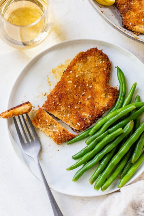 Turkey Cutlets with Parmesan Crust - Skinnytaste