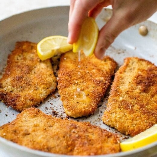 Turkey Cutlets with Parmesan Crust - Skinnytaste