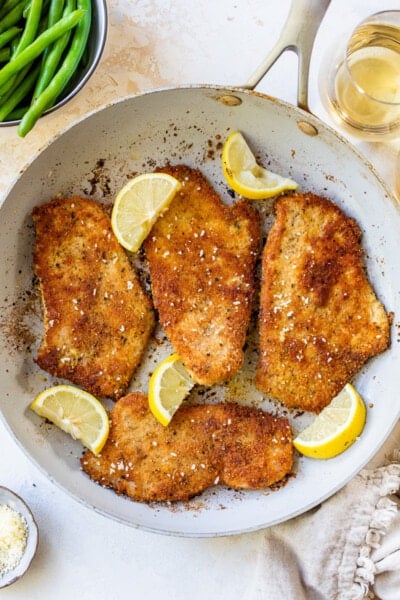 Turkey Cutlets with Parmesan Crust - Skinnytaste