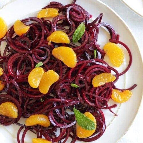 Raw Beet Salad with Apples and Carrots - Skinnytaste