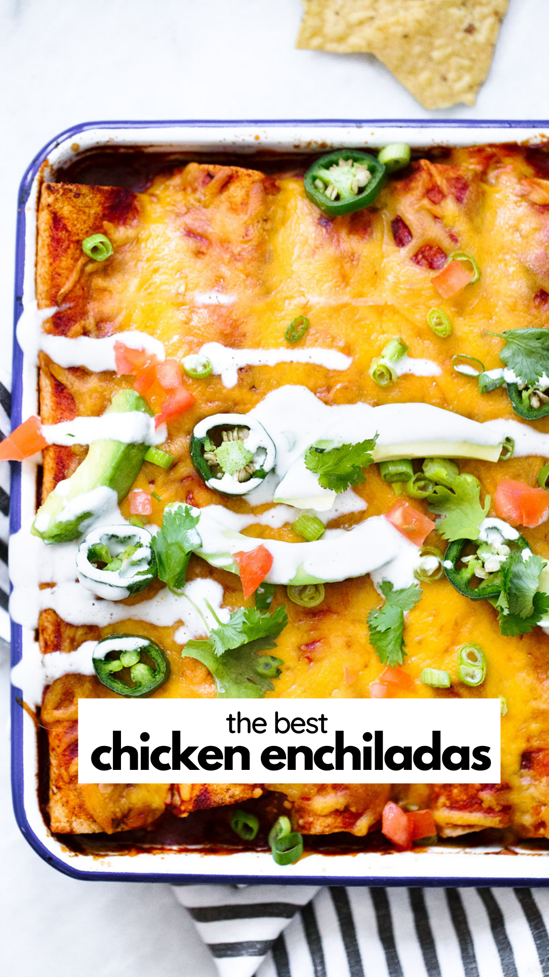 The BEST Chicken Enchilada Recipe - Eating Healthy Blog