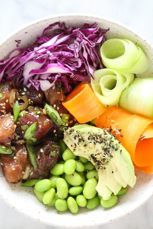 Tuna Poke Salad - Skinnytaste