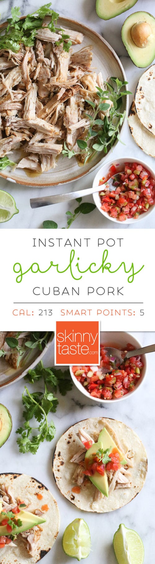 Instant Pot Cuban Pork Recipe l Skinnytaste