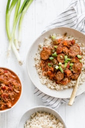 Slow Cooker Chicken and Sausage Creole - Skinnytaste