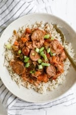 Slow Cooker Chicken and Sausage Creole - Skinnytaste