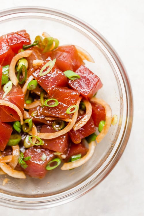 Ahi Poke Bowl with Mango Recipe - Skinnytaste