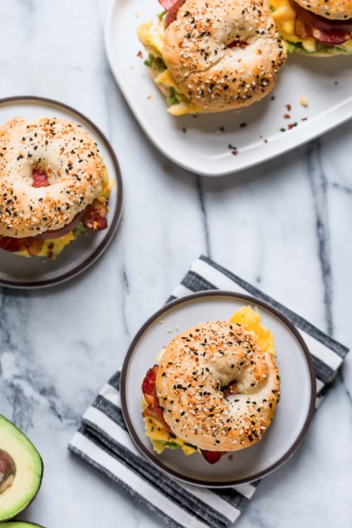 Bacon Egg and Avocado Breakfast Sandwich - Skinnytaste