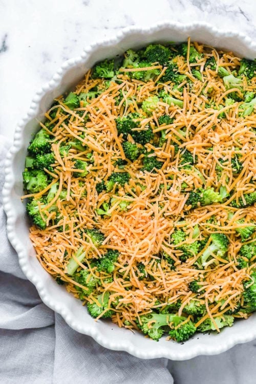 Crustless Broccoli Cheddar Quiche (Low-Carb)