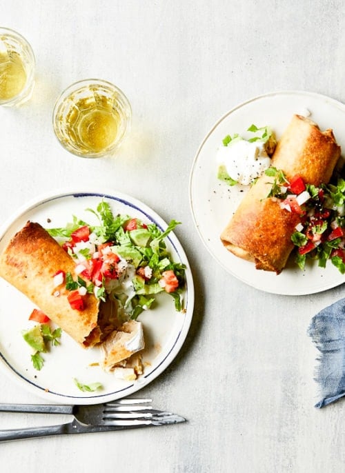 Chicken Chimichangas (Air Fryer or Baked) - Skinnytaste