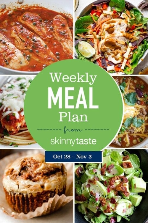 Free Meal Plan (October 28-November 3) - Skinnytaste