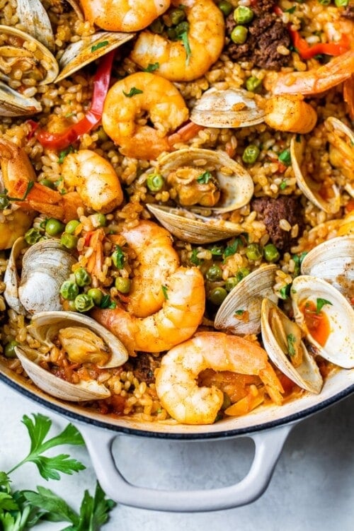Seafood Paella - Skinnytaste