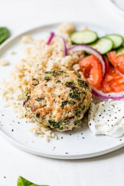 Greek Turkey Burgers - Skinnytaste