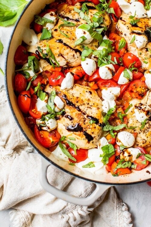 Chicken Caprese Skillet - Skinnytaste