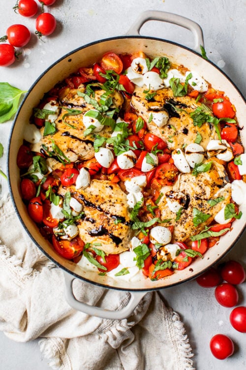 Chicken Caprese Skillet - Skinnytaste