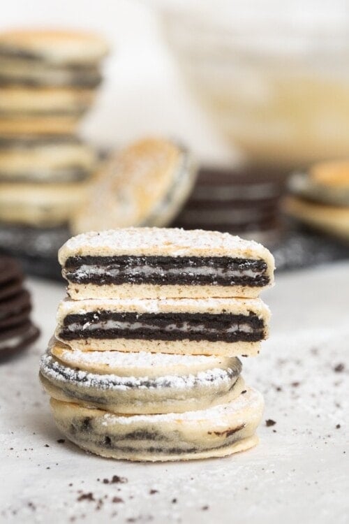 Oreos "fritas" (hechas más ligeras) - los cupcakes de jujo