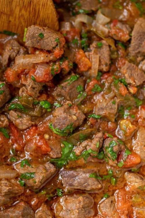 Bisteces a la Mexicana (Mexican Style Beef Stew) - Skinnytaste