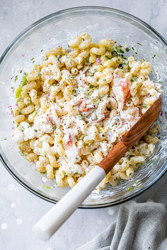 Lobster Roll Pasta Salad - Skinnytaste