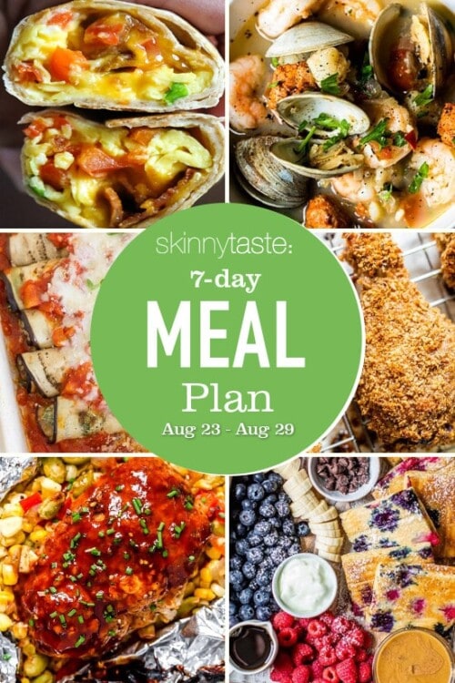 7 Day Healthy Meal Plan (August 23-29) - Wellness Voice