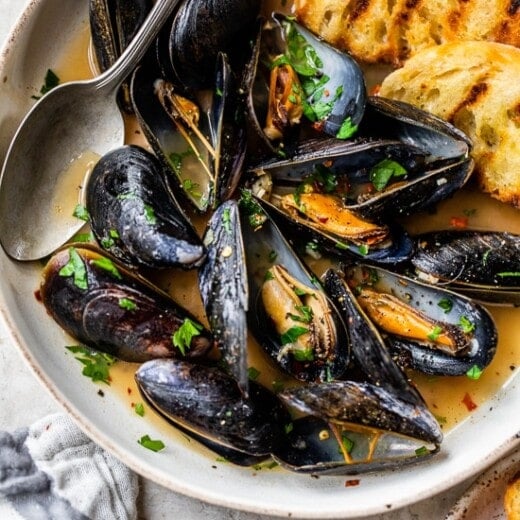 Drunken Mussels - Skinnytaste