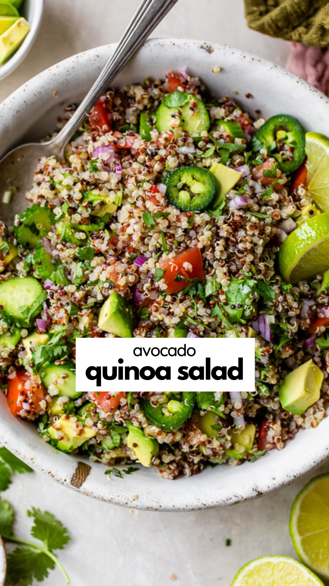 Avocado Quinoa Salad - Recipe Chronicle