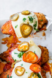 Spicy Vodka Chicken Parmesan - Skinnytaste