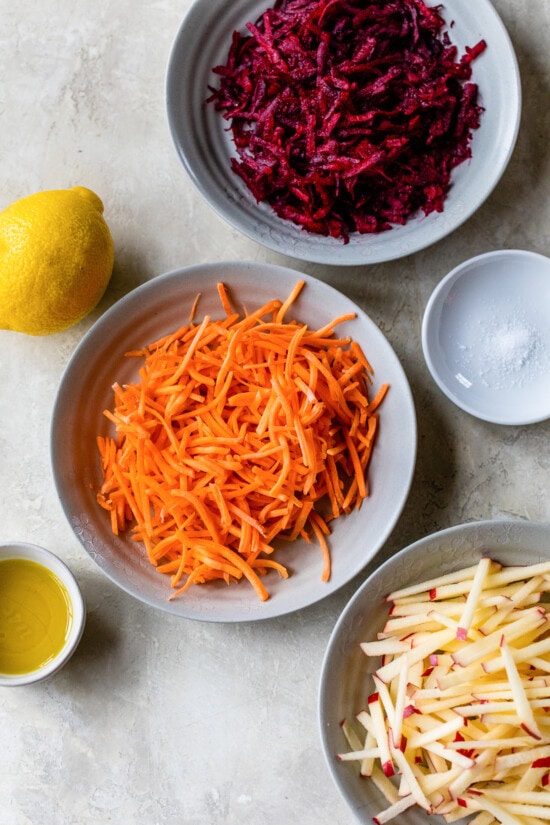 Raw Beet Salad with Apples and Carrots - Skinnytaste