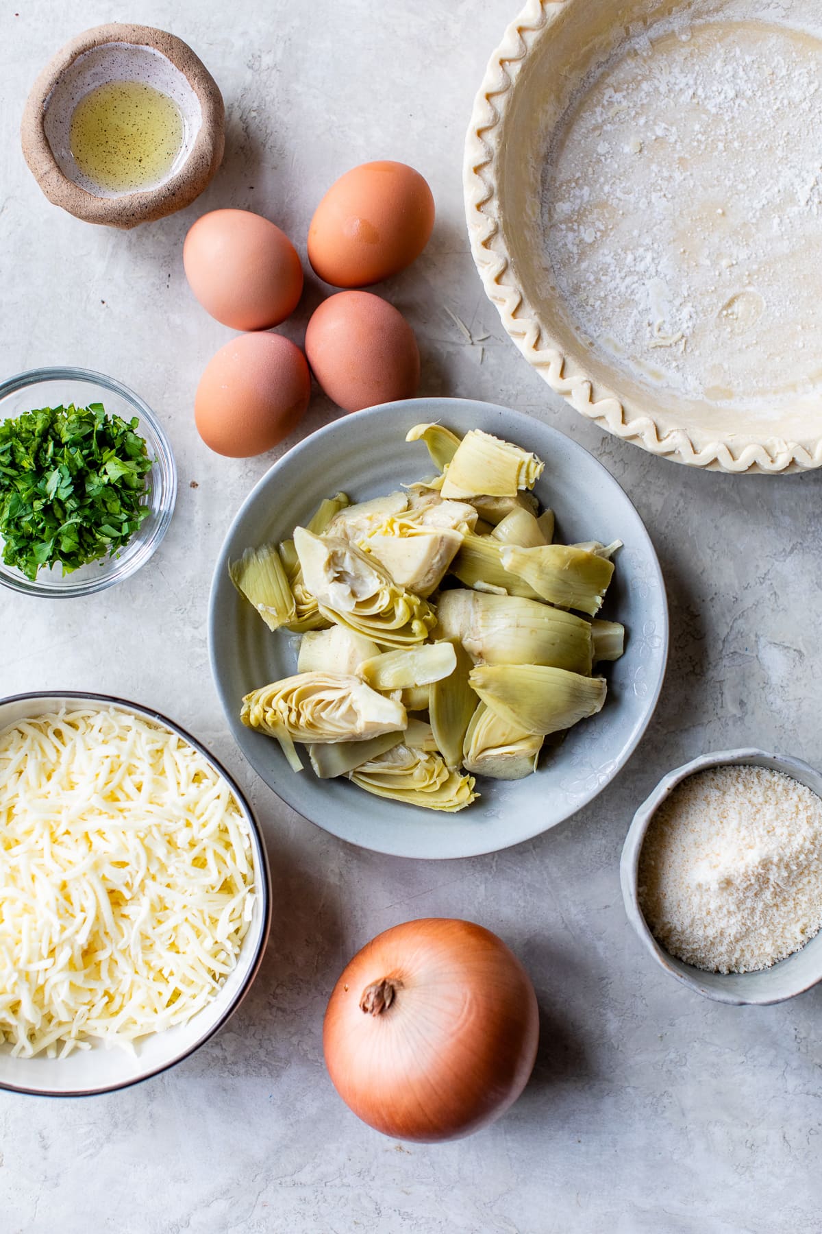 Artichoke Pie - Skinnytaste