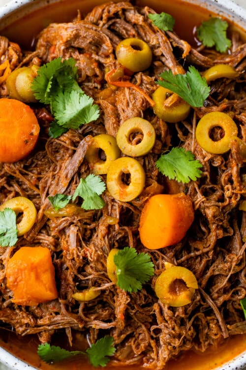 Ropa Vieja – Cuban Shredded Beef (Instant Pot or Stove Top)
