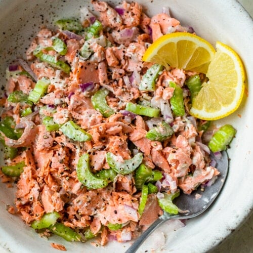 Cold Salmon Salad (Easy Lunch Idea!)- Skinnytaste