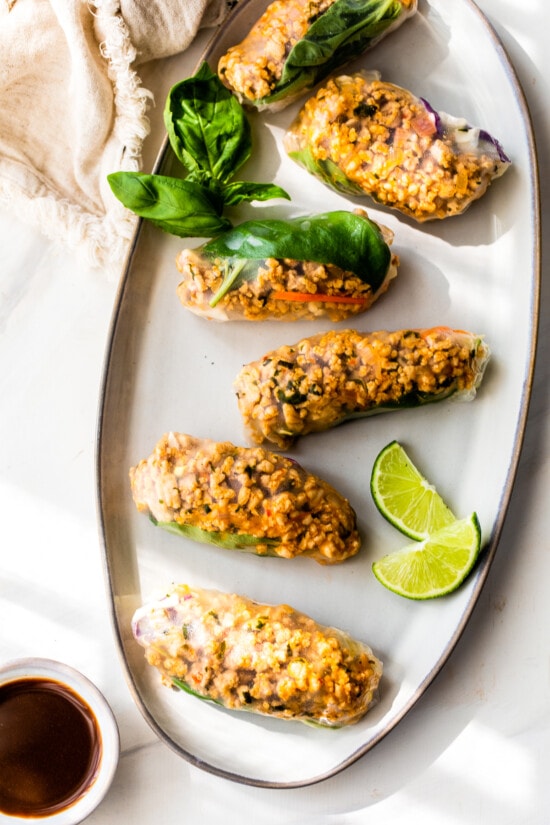 Chicken Summer Rolls - Skinnytaste
