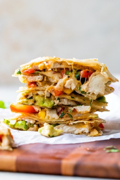Chicken Quesadillas - Eating Healthy Blog