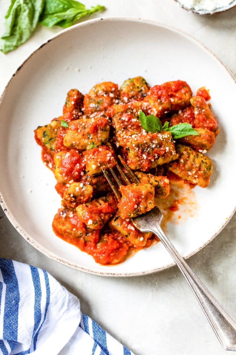 Zucchini Gnocchi - Skinnytaste