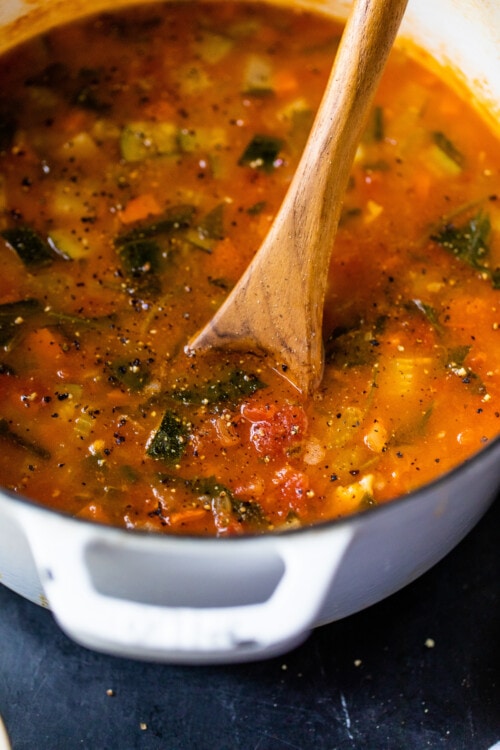 Minestrone Soup - Skinnytaste