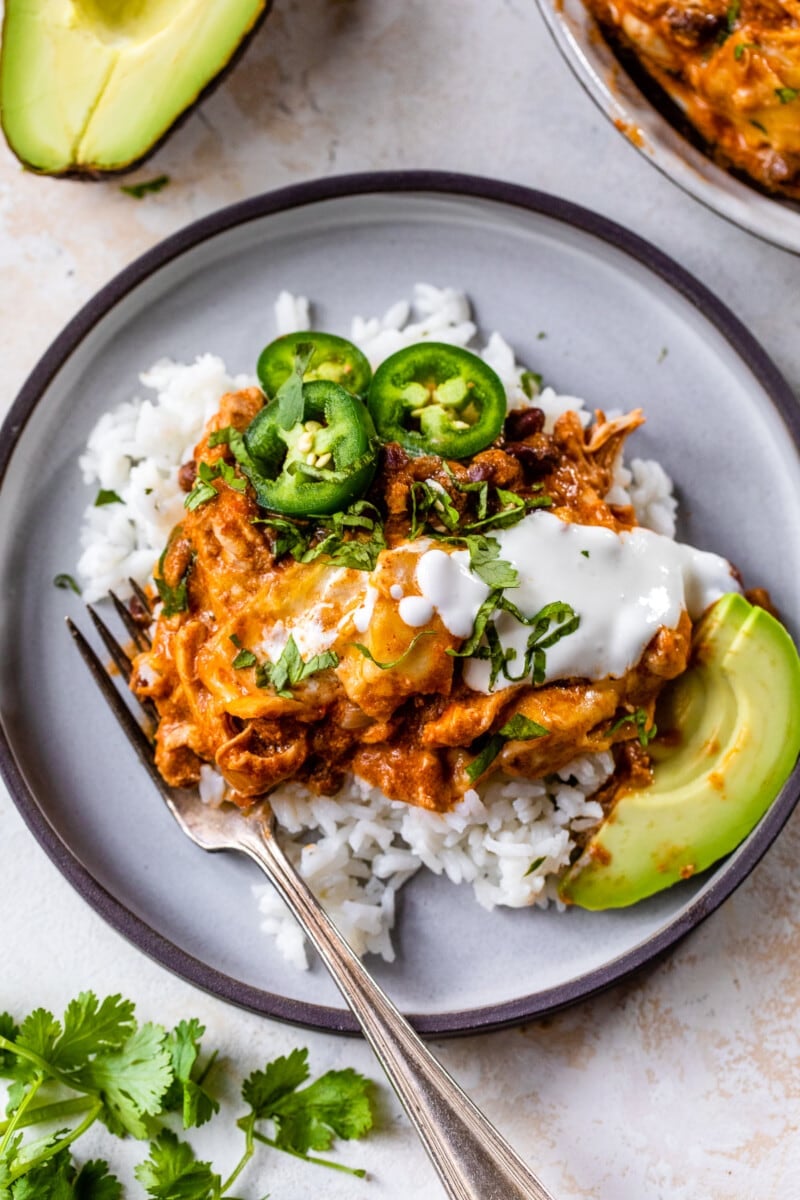 Slow Cooker Chicken Enchiladas - Skinnytaste